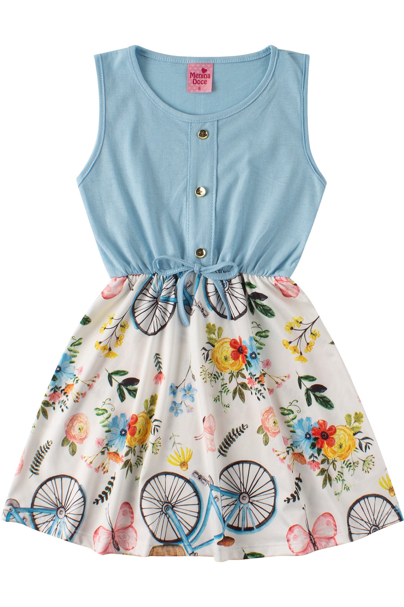 Vestido Infantil Feminino Sweet Menina Doce