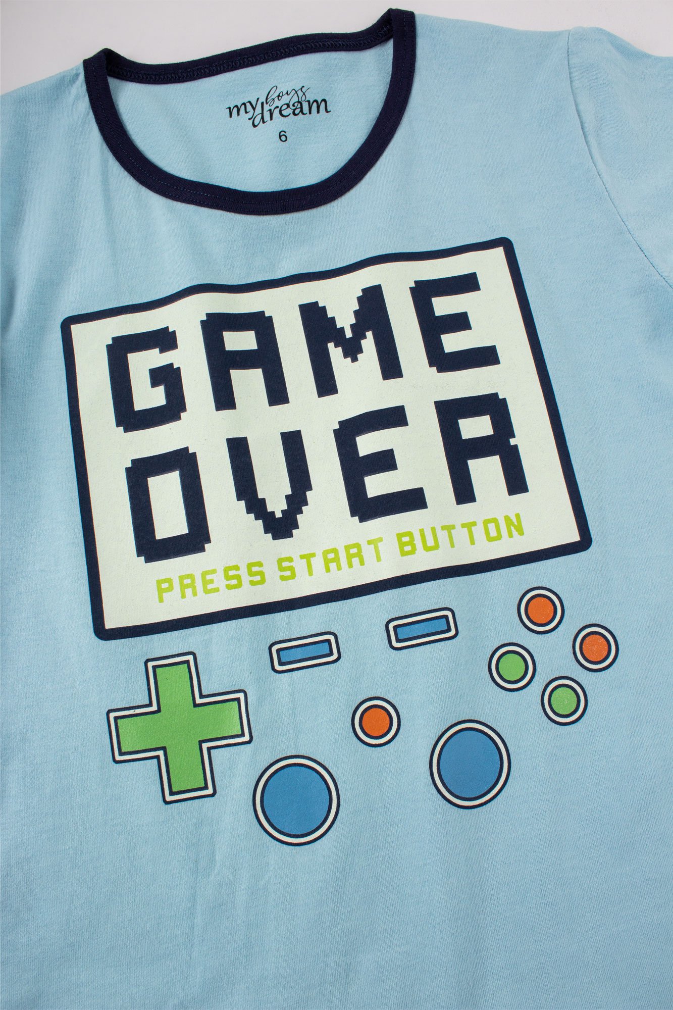 Pijama Infantil Masculino Game Over - My Dream Boys Pijama Infantil Masculino Game Over - My Dream Boys